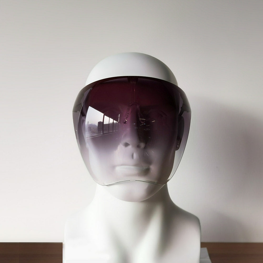 Hot sale multicolor clear PC material tinted blocc visor face shield f ...